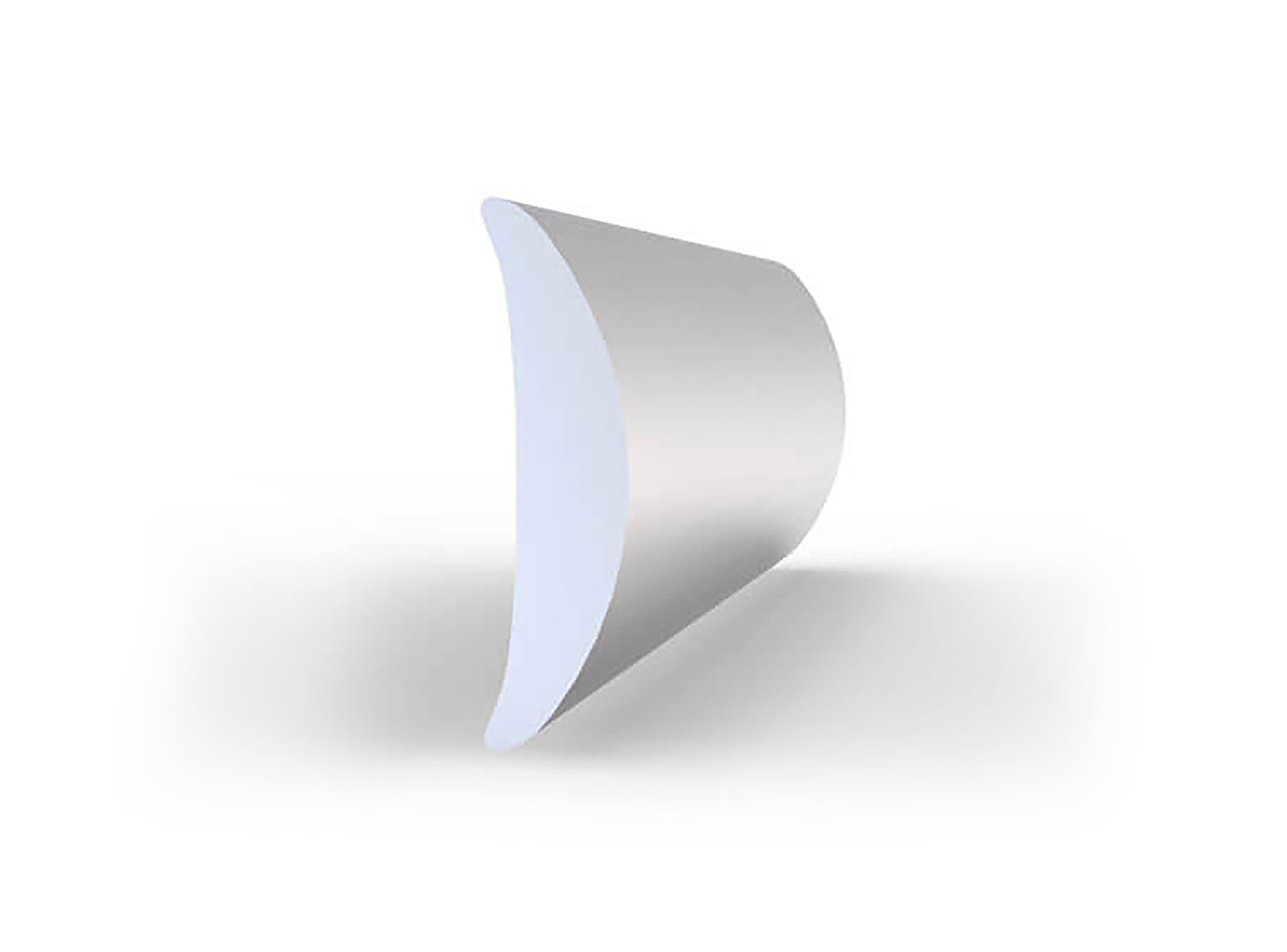 Half Oval Size: 0.750" Thickness: 0.188"