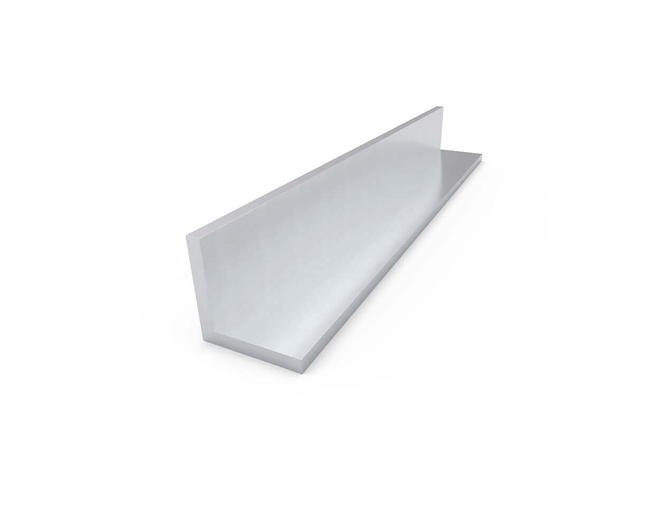 Aluminum Angle Leg Size: 1.750" x 1.750" Thickness: 0.250"