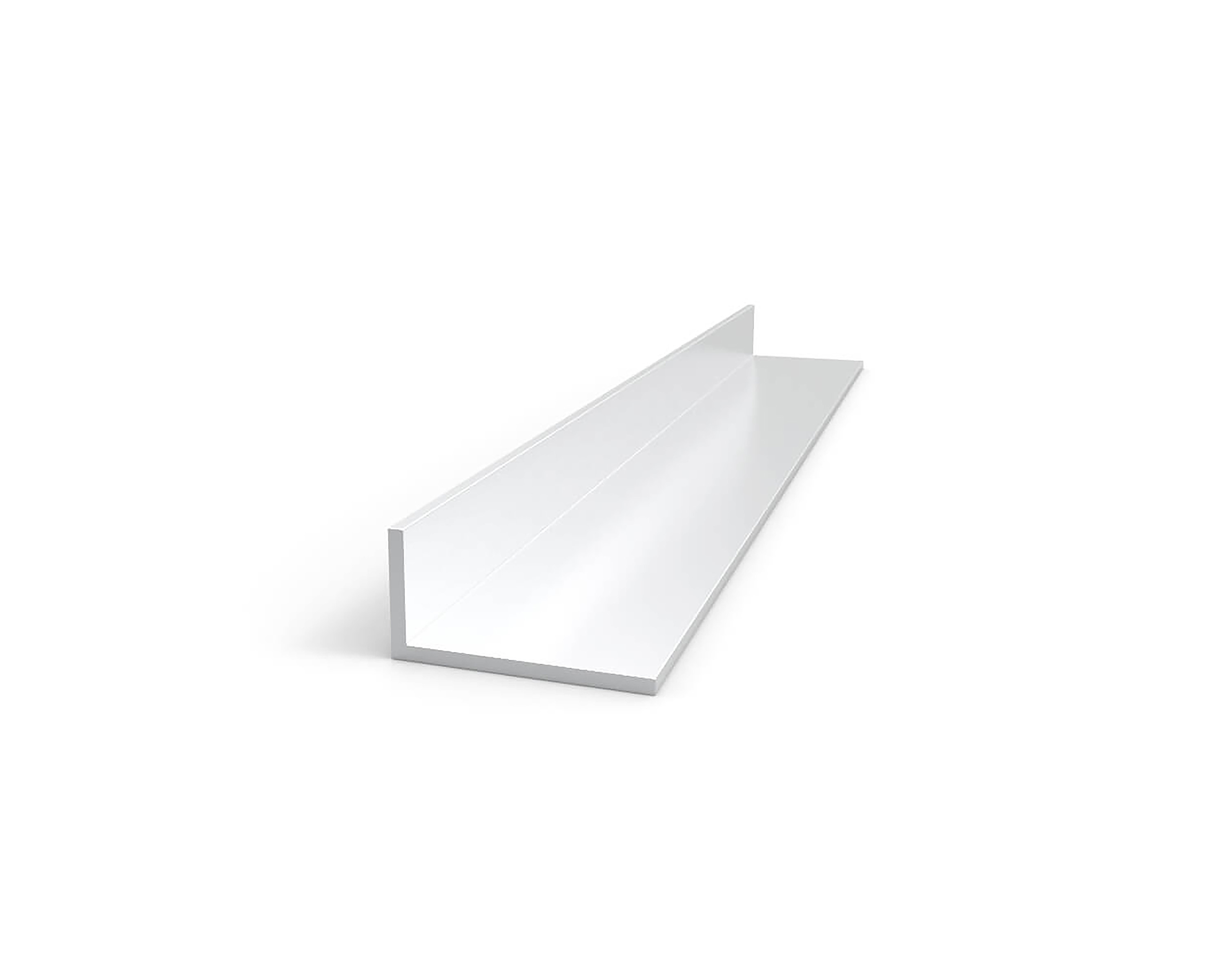 Aluminum Angle Leg Size: 0.875" x 1.750" Thickness: 0.125"
