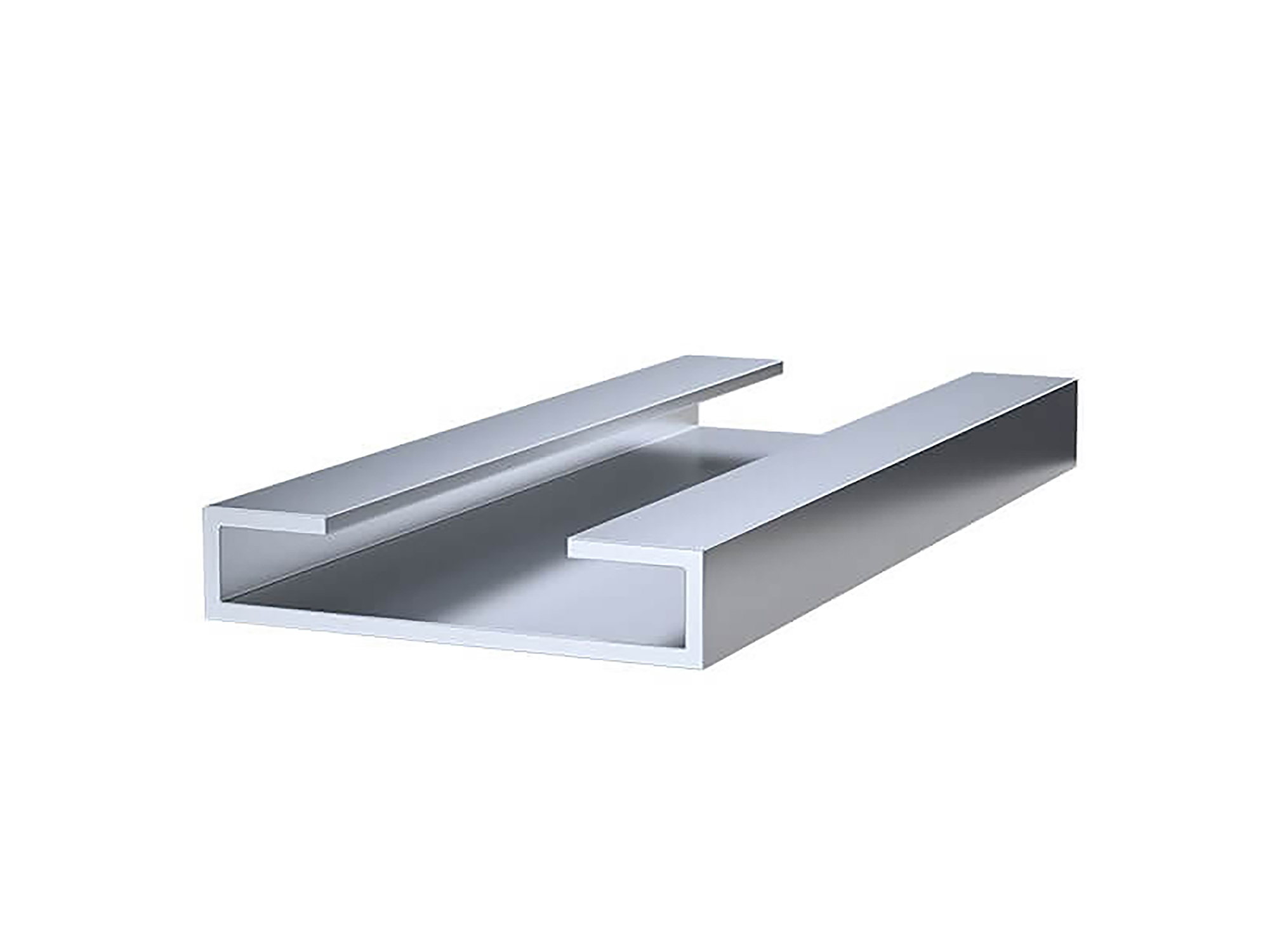 "C" Slide Track Channel Width: 1.260" Height: 0.276"