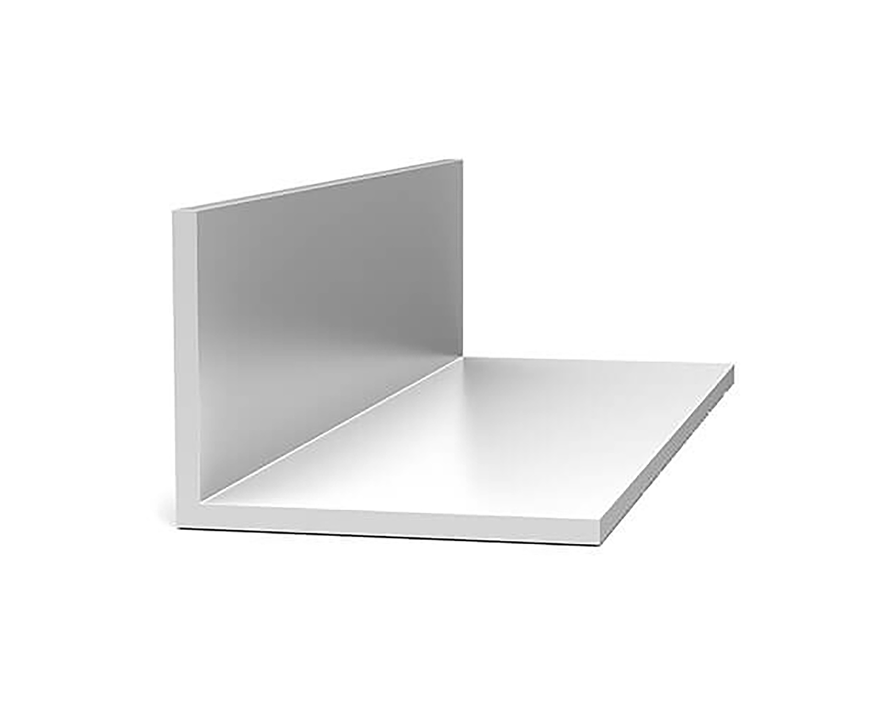 Aluminum Angle Leg Size: 0.750" x 1.000" Thickness: 0.063"